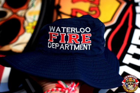 Firefighter Boonie Hat Custom Upper Text FIRE DEPARTMENT | Etsy