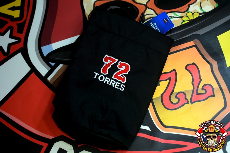 Custom Firefighter SCBA Mask Bag Station Number/text - Etsy