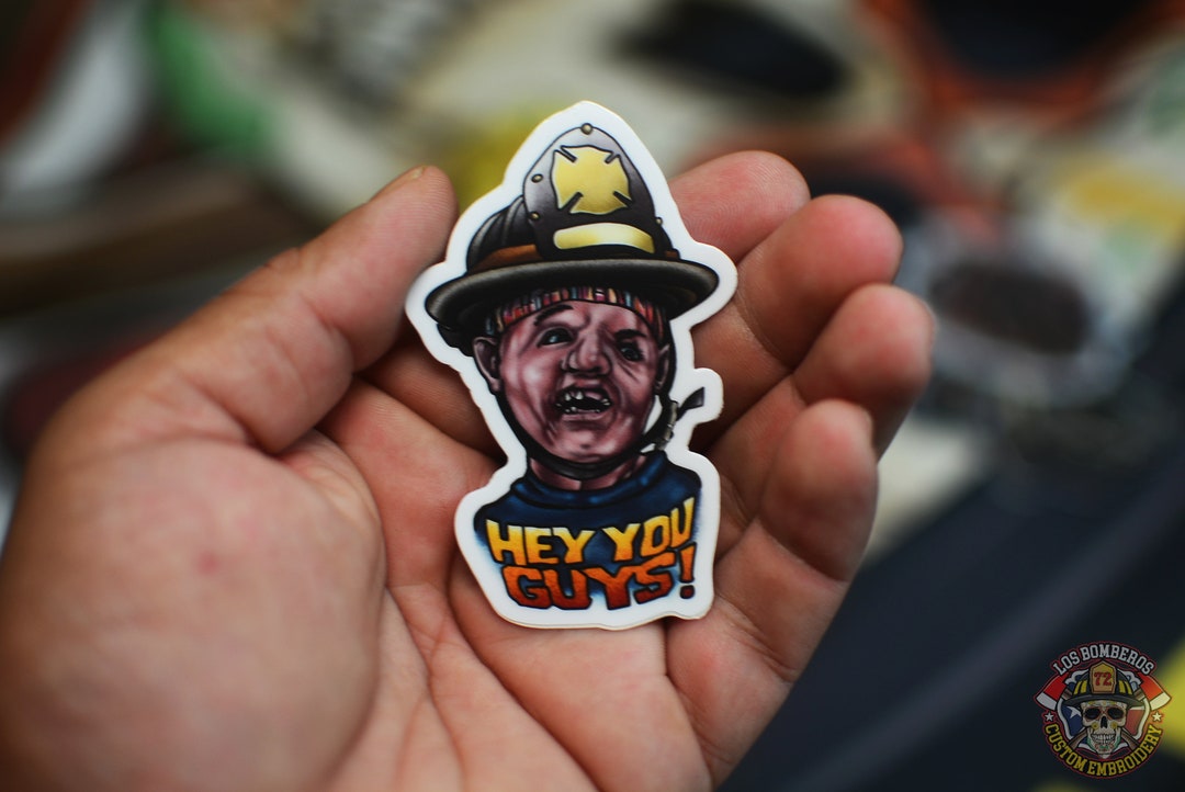 Sloth the Goonies Firefighter Sticker - Etsy