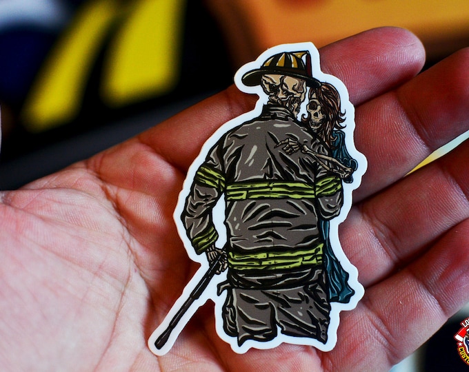 The Rescue Firefighter Sticker - Etsy