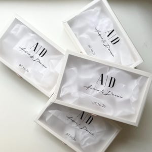 Personalized Wedding Favor Boxes: Custom Bridal Party Gift - Etsy