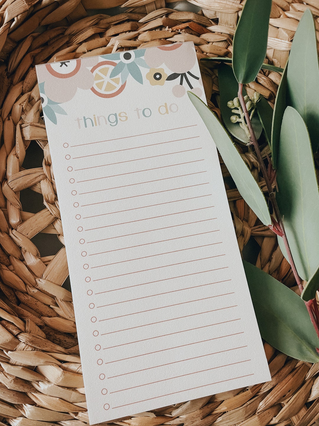 Things to Do Note | Notepad | List Maker | Paper | Tracking ...
