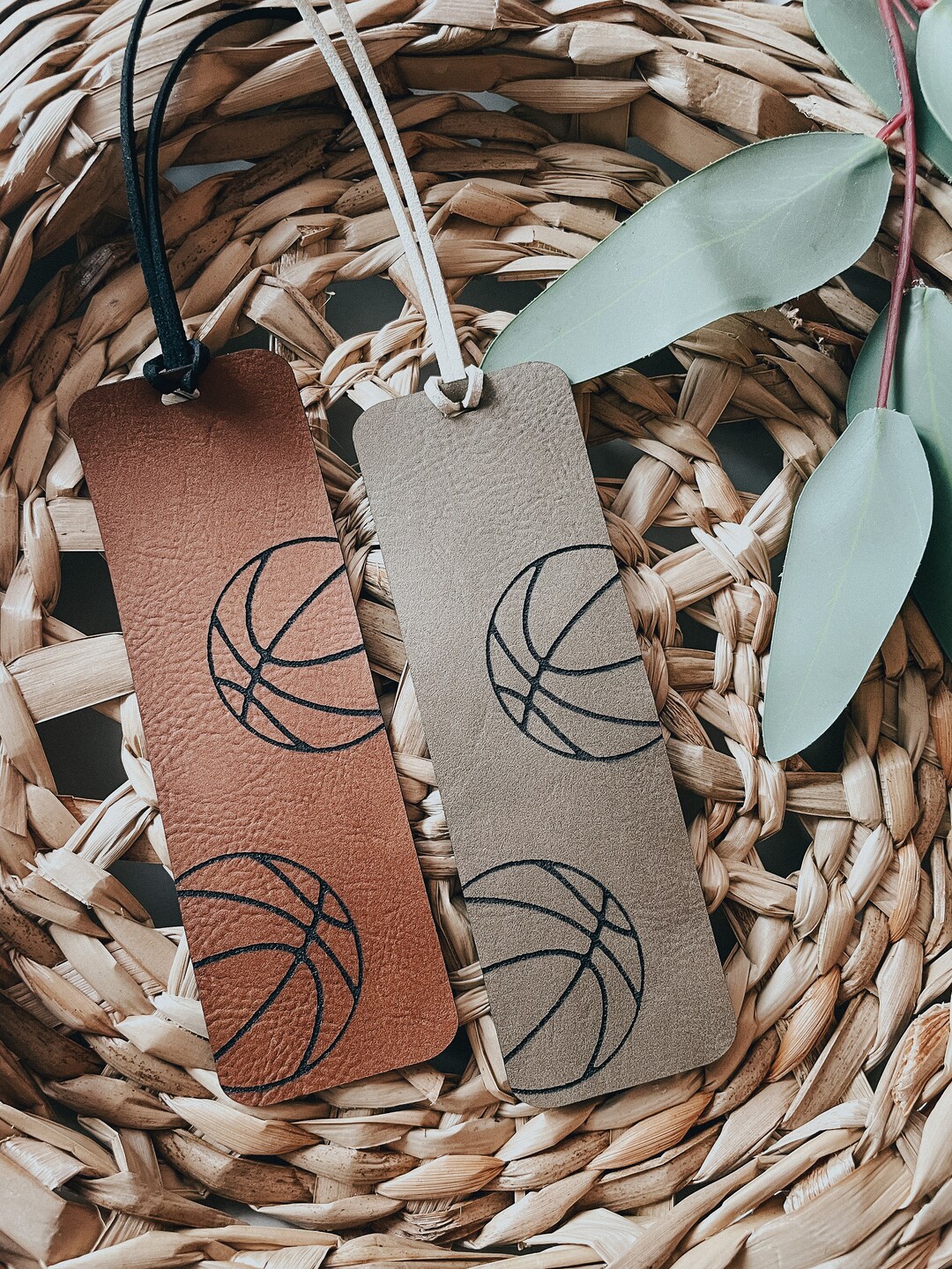 Leather Basketball Bookmark: Sports Fan Gift - Etsy