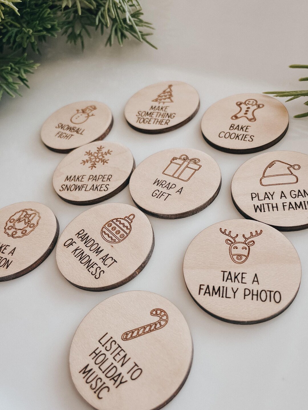 Simple Doodles Small Advent Token Set | Christmas Daily | Acts of ...