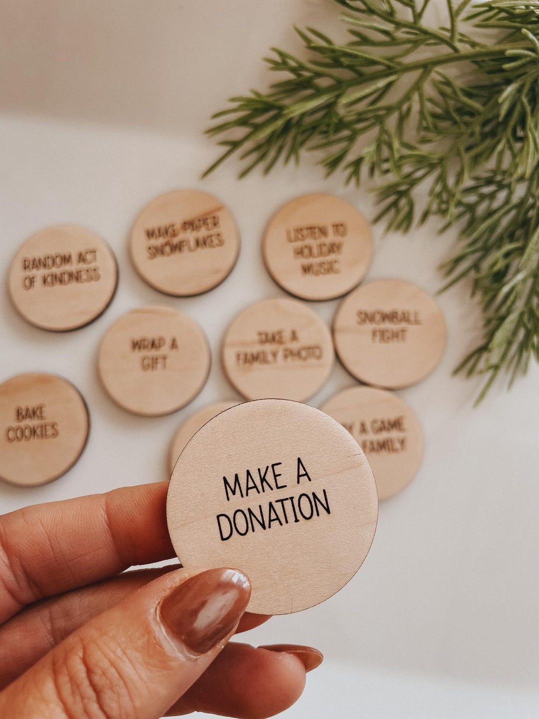 Simple Small Advent Token Set | Advent | Christmas Daily | Acts of ...