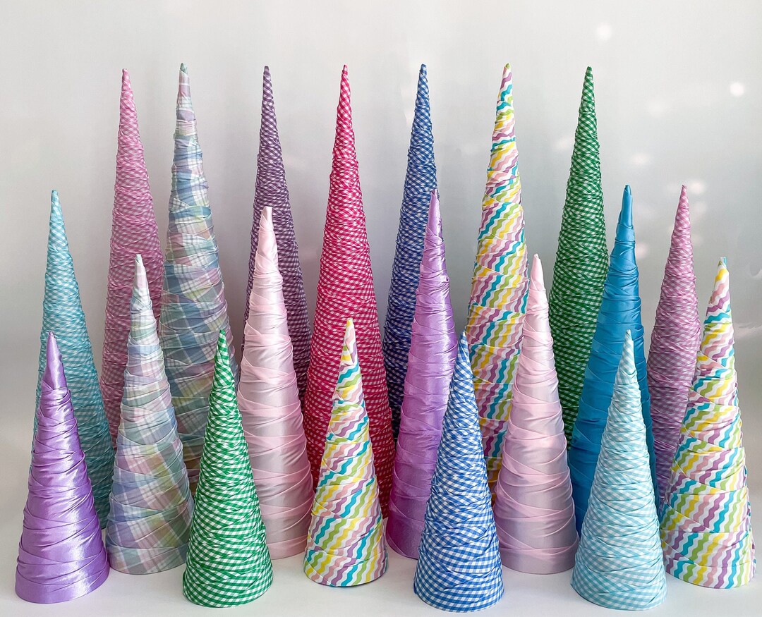 Handmade Fabric Easter Tree: Spring Decor, (sold Individually) - Etsy