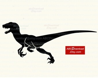 Blue Velociraptor Svg - Etsy
