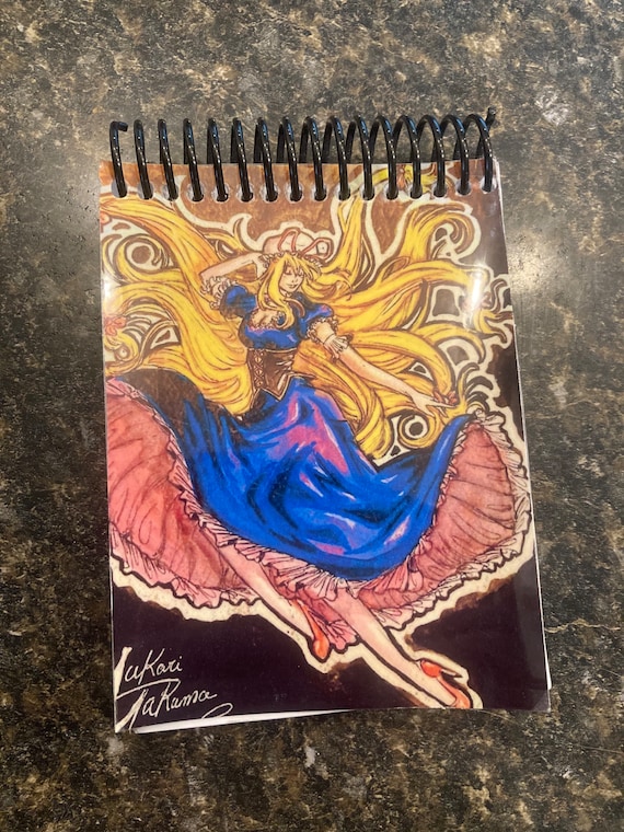 Touhou Character Notepad/ Spiral Block of Notes yukari - Etsy