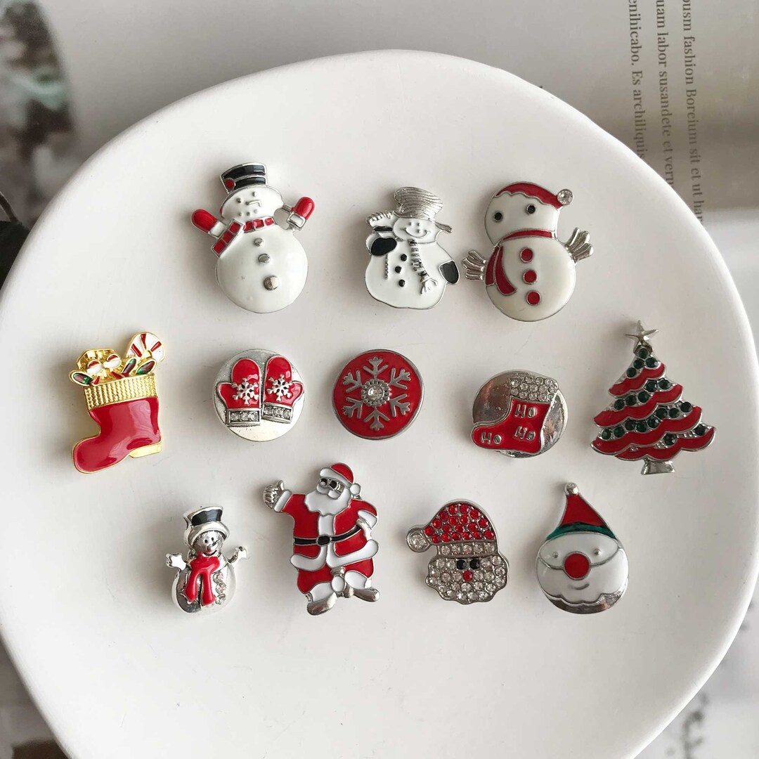 Christmas Snap Buttons,18mm/20mm Snowman Ginger Snap Jewelry,santa ...