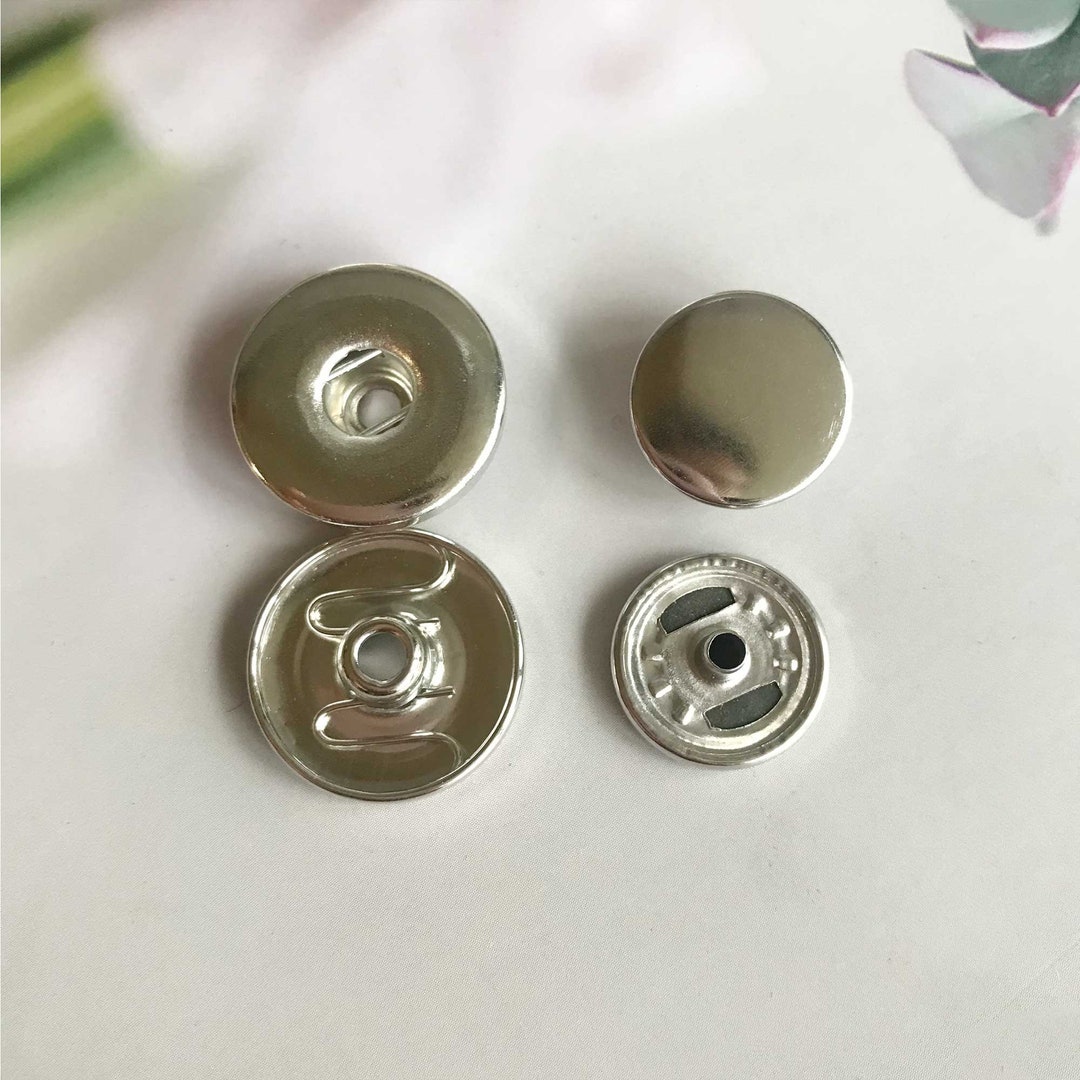 Snap Fastener Base ,18mm/20mm Ginger Snaps Button Blanks Base Jewelry ...
