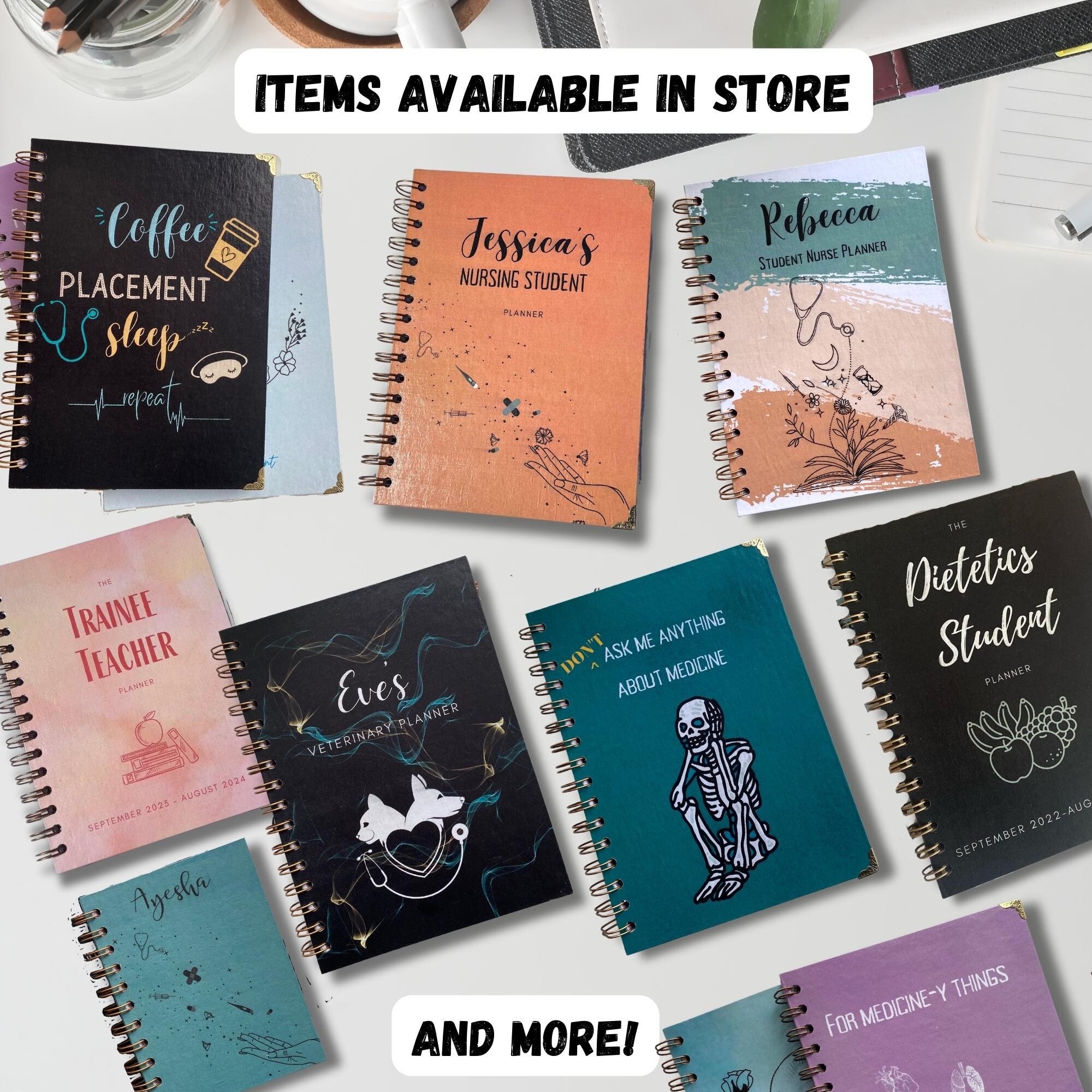 Medical Student Planner A5 DATED Week-to-view Academic Diary Sept 2024 ...