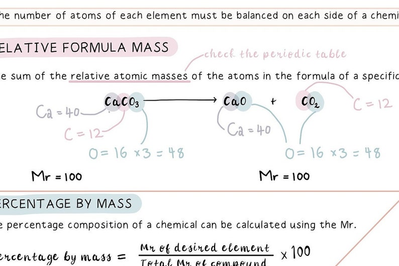 GCSE Chemistry Revision Paper 1 Notes Science GCSE Notes GCSE Student ...