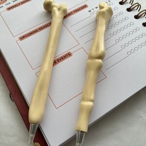 Bone Anatomy Pen Funky Human Skeleton Pen Blue Ink Cute Gifts for ...