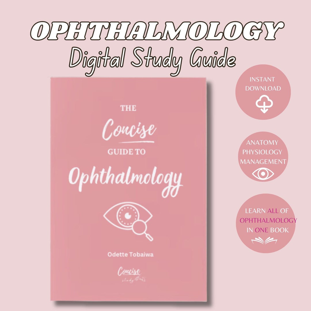 Revision Booklet for Eye Anatomy Disease Pathology Student Notes for ...