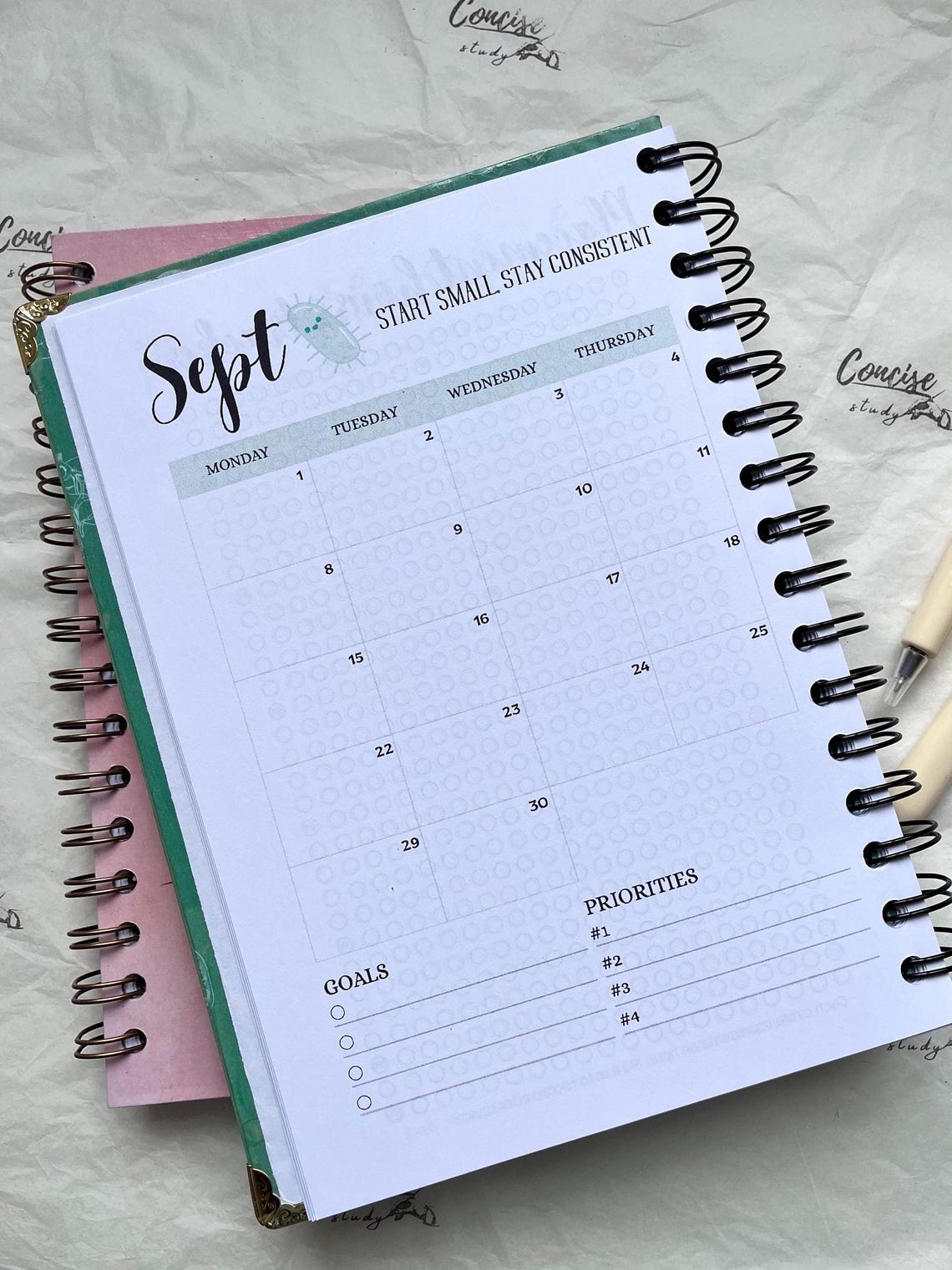 Medical Student Placement Planner DATED Week-to-view Diary Academic ...