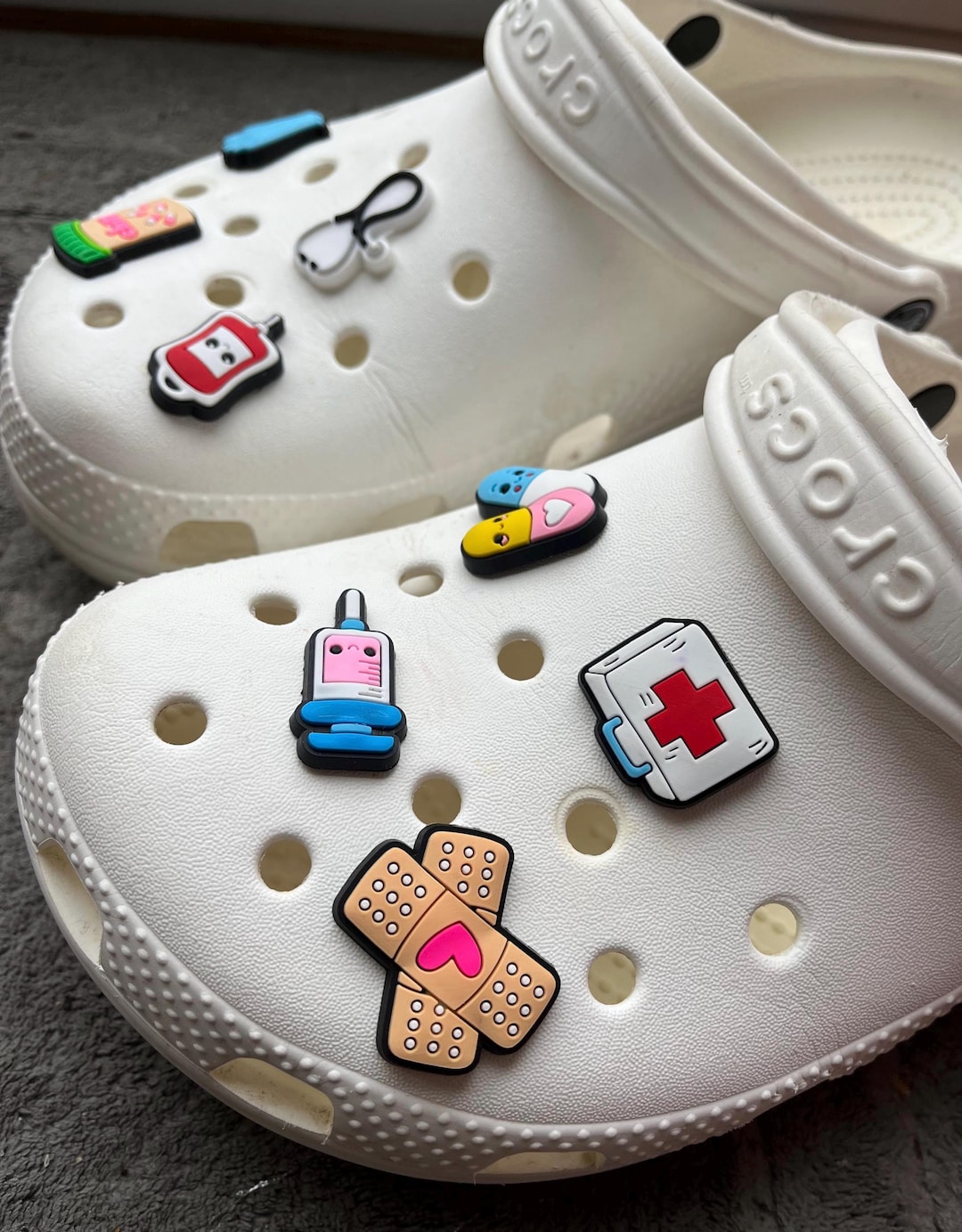Healthcare Crocs Jibbitz Collection Cute Funny Nurse Doctor Dental ...