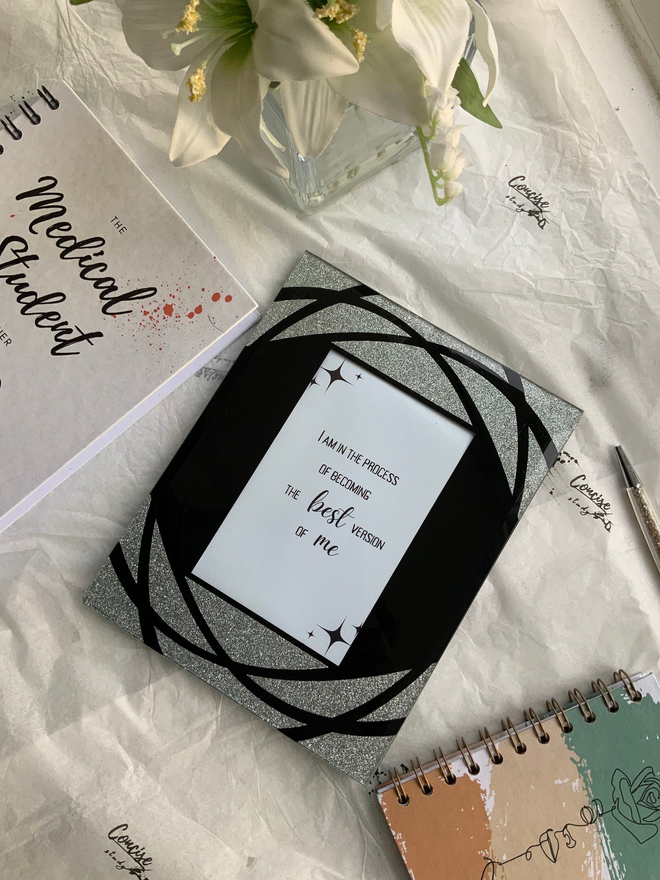 Motivational Wall Art Study Motivation Wall Art/print Minimalist Wall ...