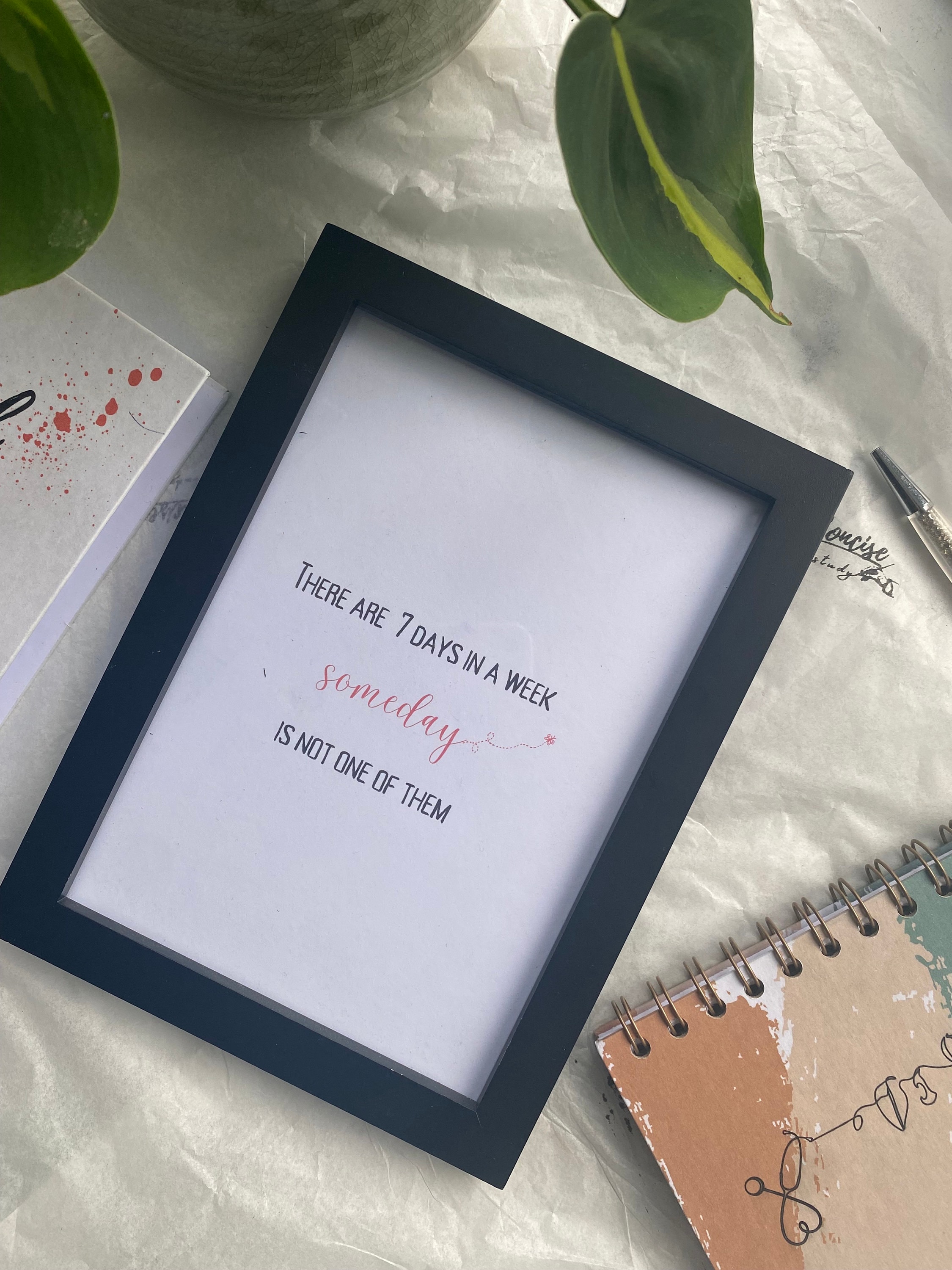 Motivational Wall Art Study Motivation Wall Art/print Minimalist Wall ...