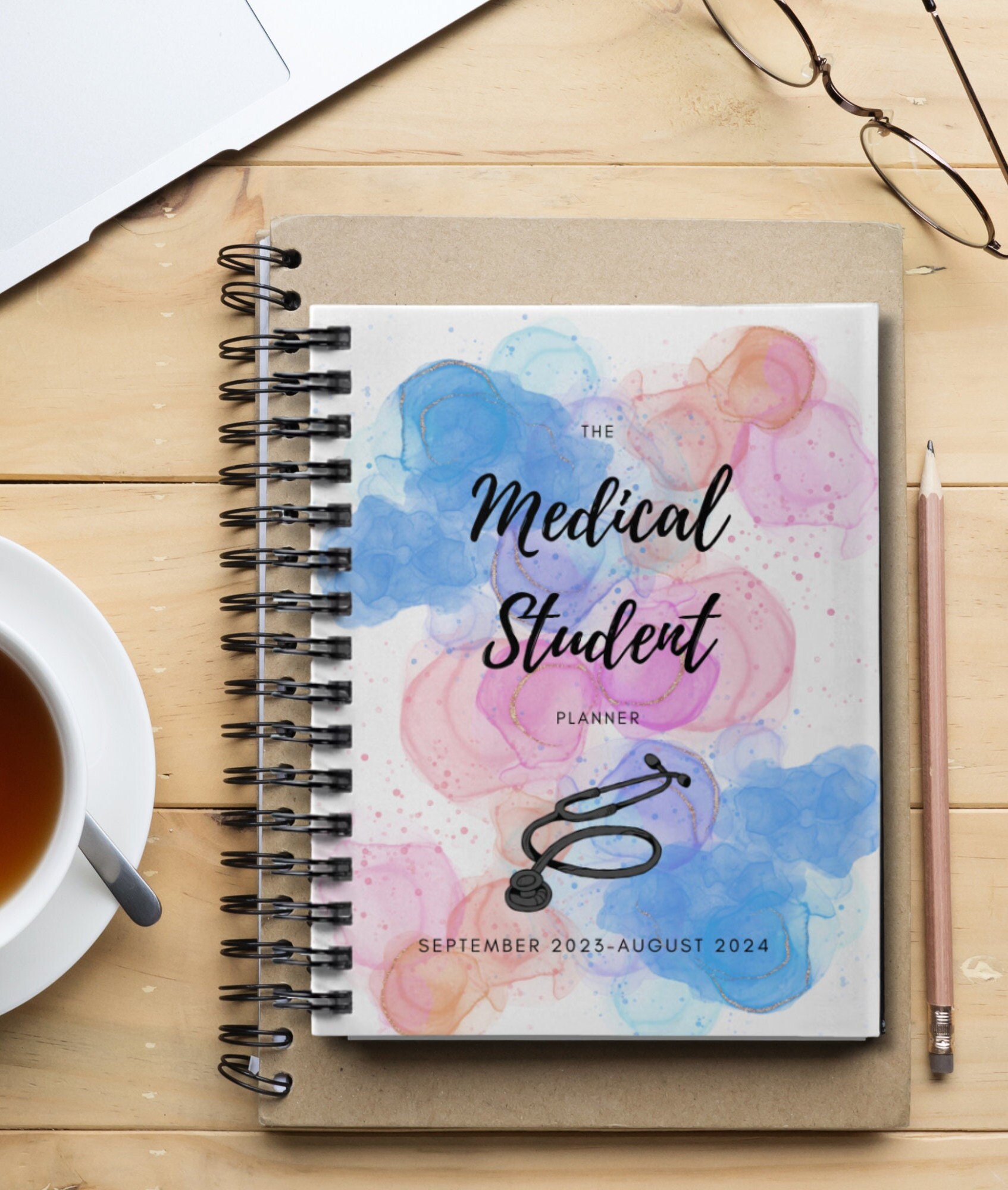 A5 Medical Student Planner DATED and Week-to-view Academic Planner ...