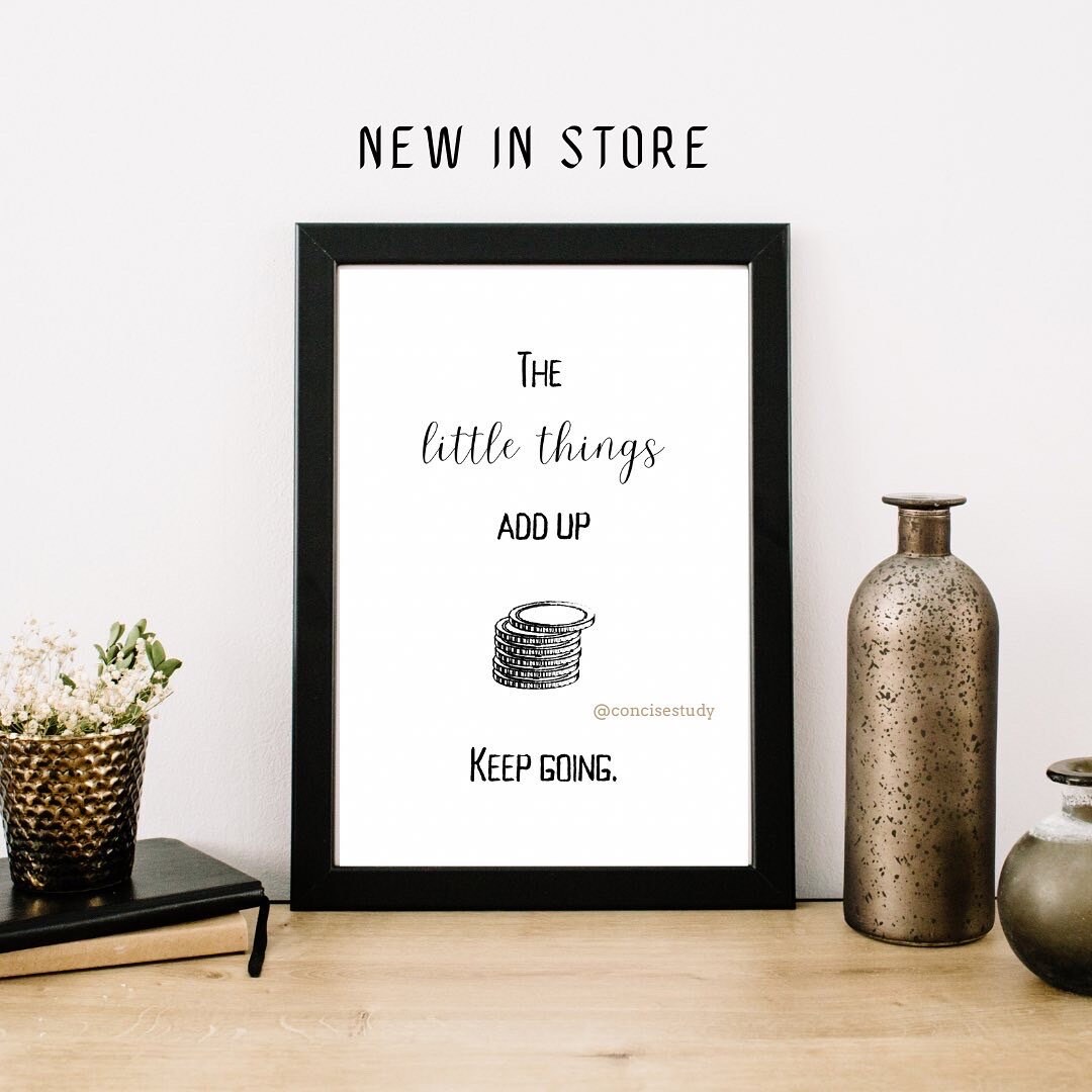 Motivational Wall Art| Study Motivation Wall Art/print| Minimalist Wall ...