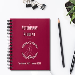 Student Vet Planner Sept 2024- Aug 2025 Dated Week-to-view A5 Academic ...