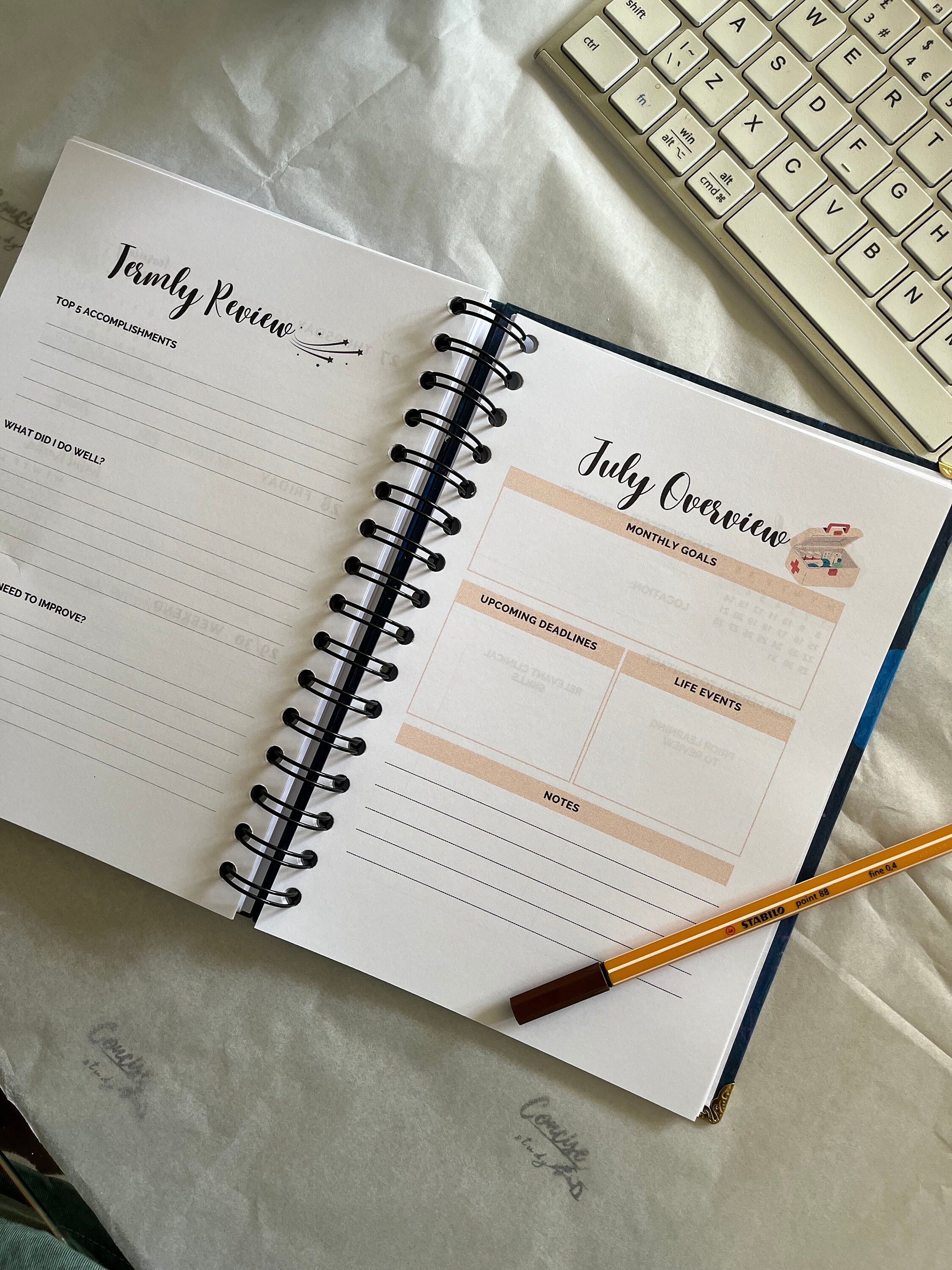 Medical Student Planner A5 DATED Week-to-view Academic Diary Sept 2024 ...