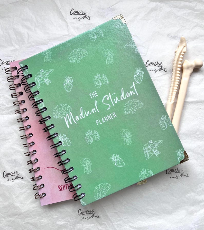 Medical Student Placement Planner DATED Week-to-view Diary Academic ...