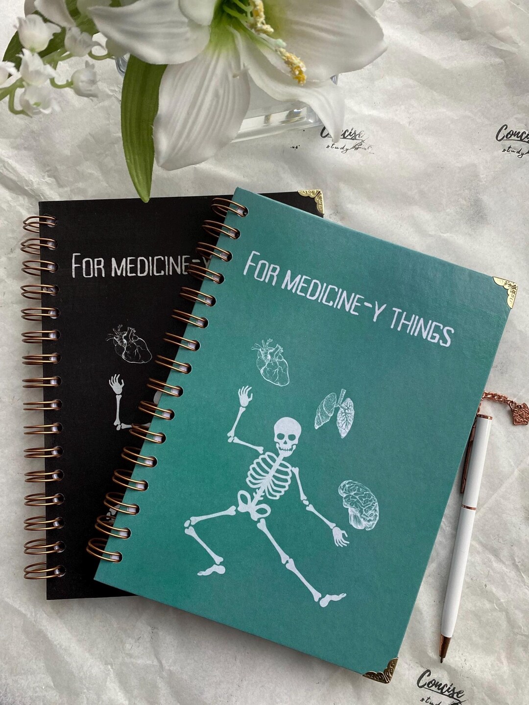 Medical Theme Notebook Personalised Doctor Gift for Graduation Med ...