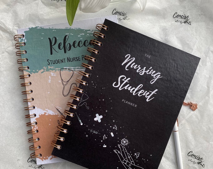 Nursing Student Planner 2025 New Nurse Academic Diary Custom Gift for ...