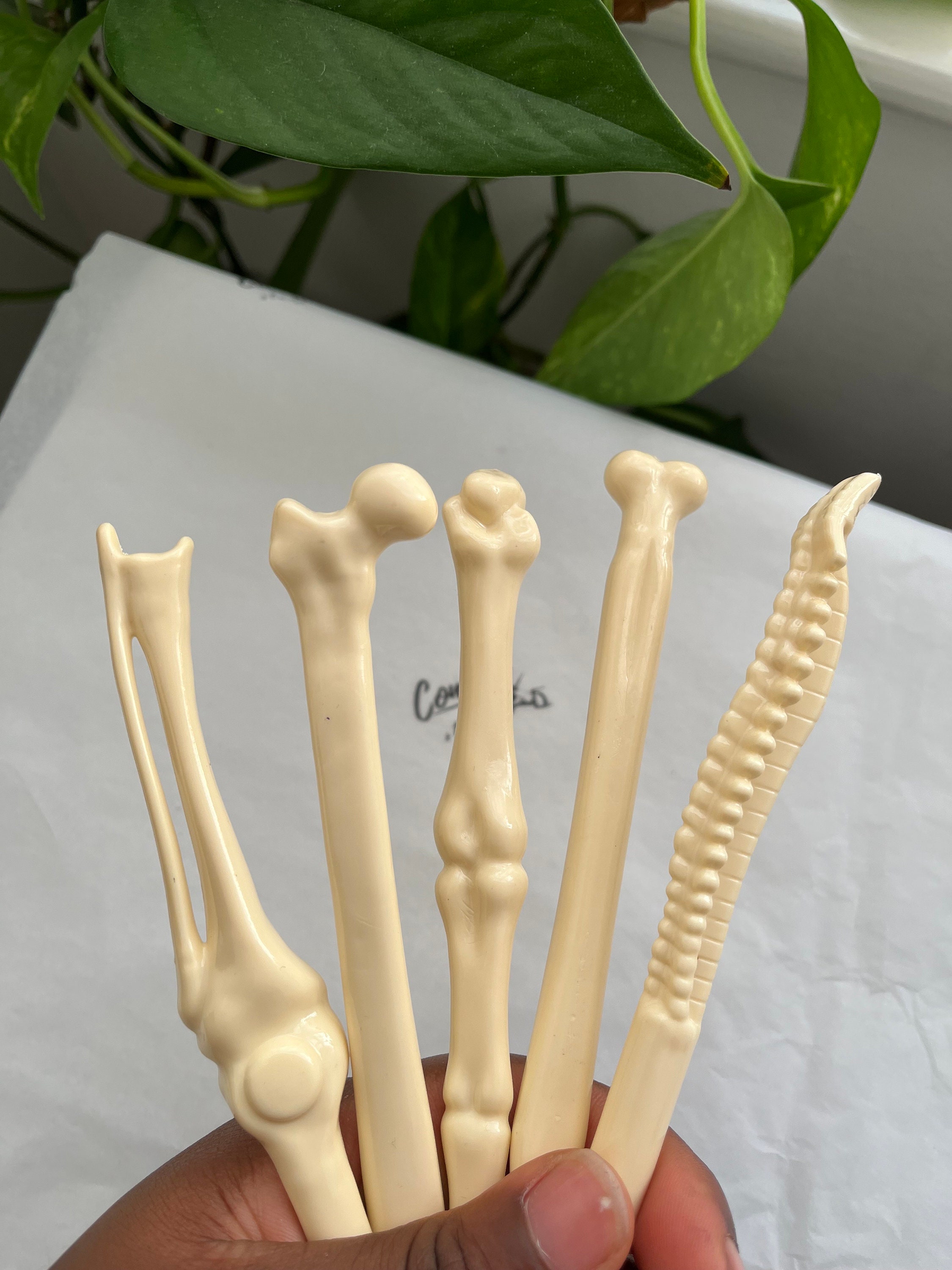 Bone Anatomy Pen Funky Human Skeleton Pen Black Ink Cute - Etsy