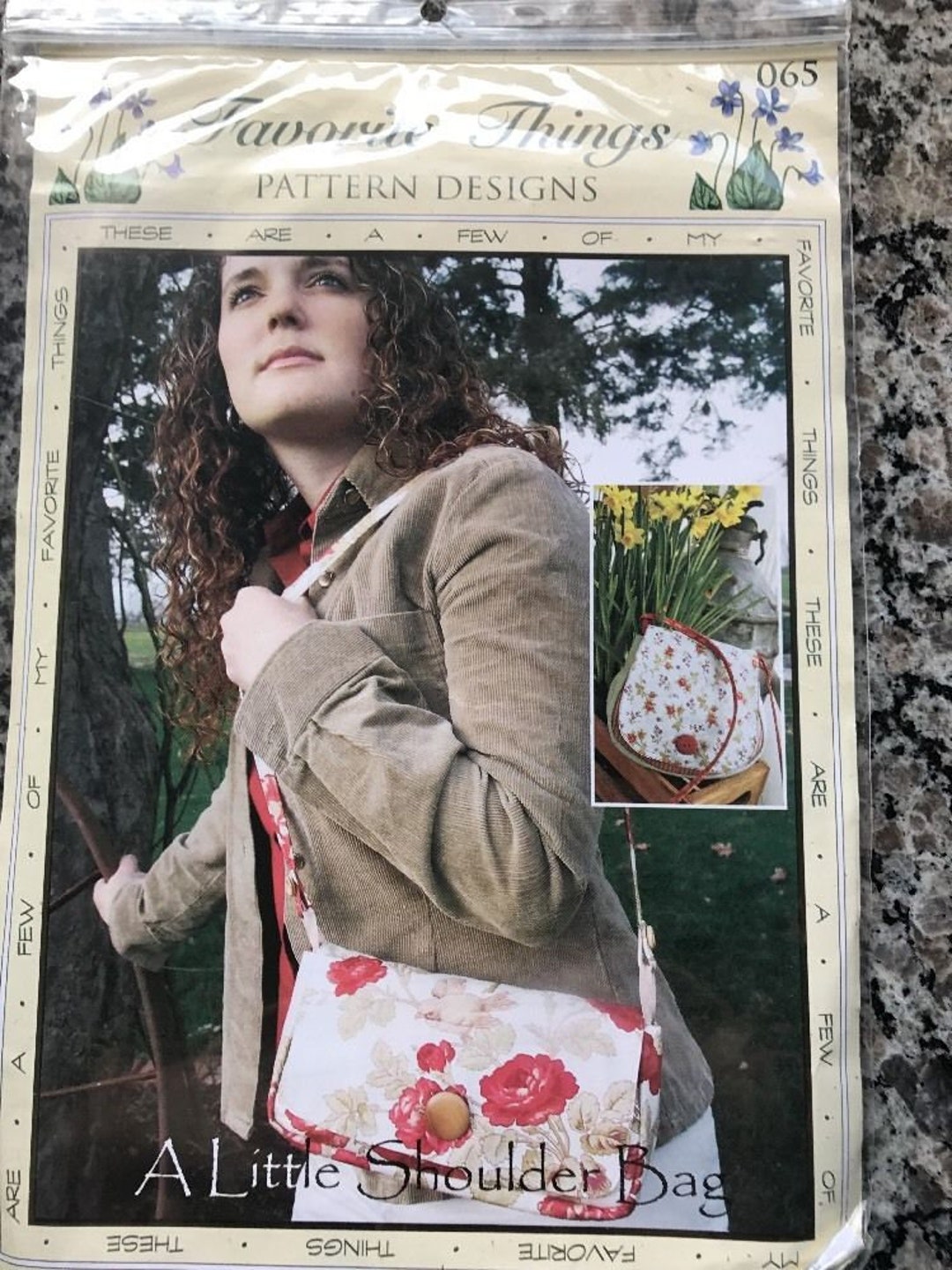 Favorite Things Pattern Designs A Little Shoulder Bag #065 Trendy NEW ...