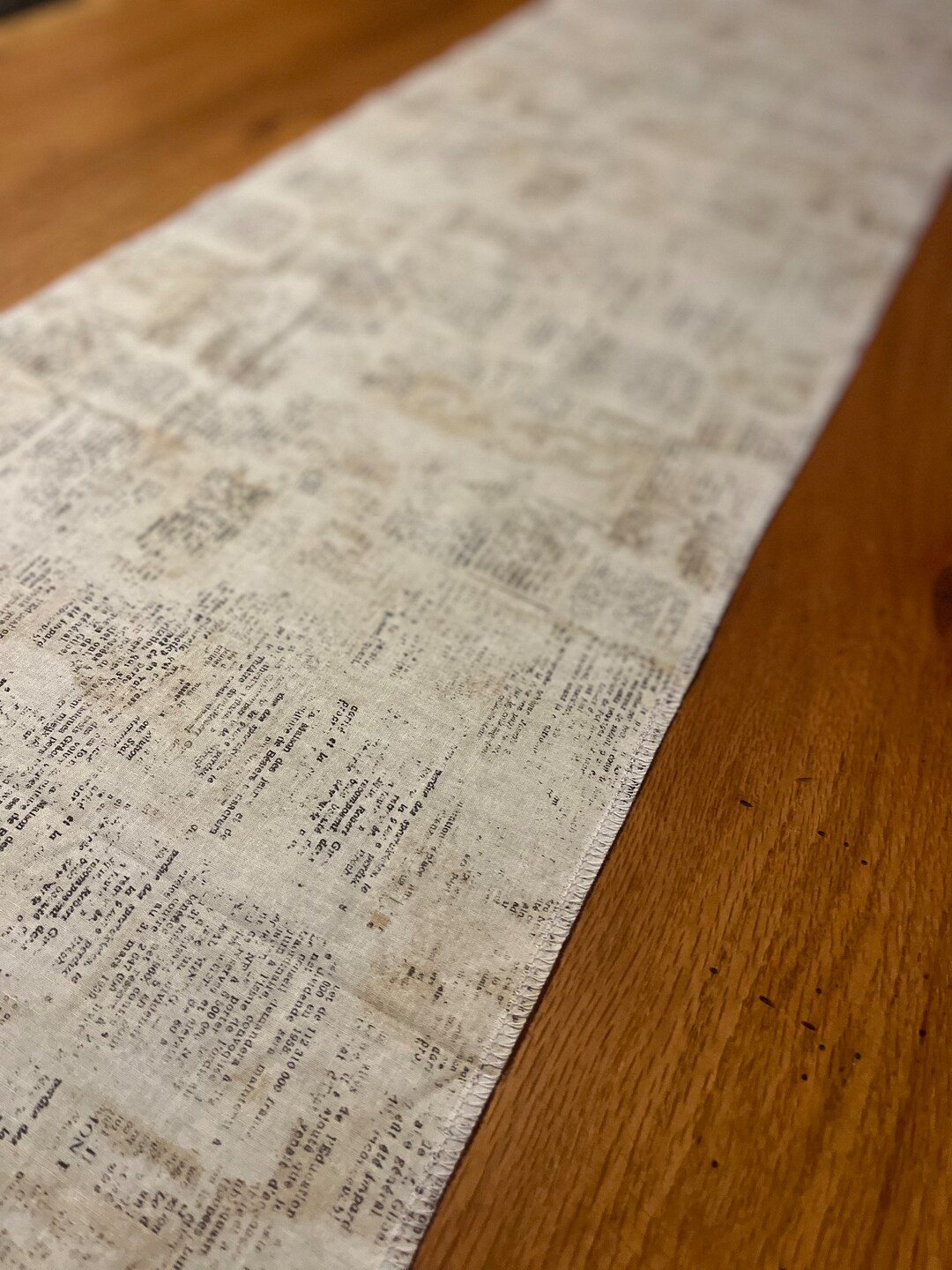 Notes Love Notes Runner Book Lover Library Doily Use on Table or ...