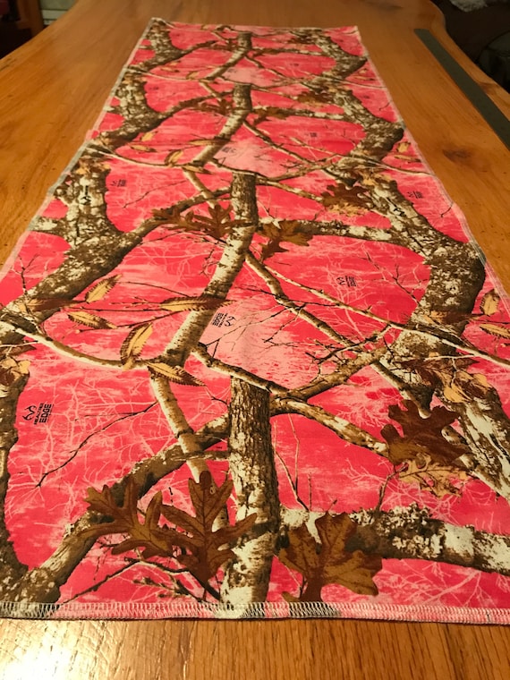 Pink Realtree Camo Runner. Table Runner.dresser Doily/ Runner. | Etsy