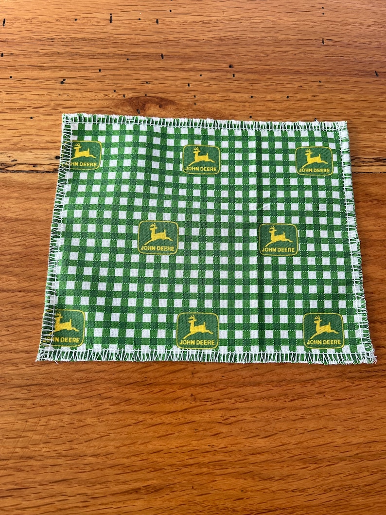 Made With John Deere Material. Choose Option. Candle Doily - Etsy