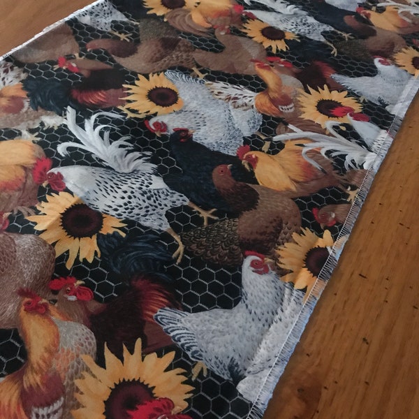 Rooster Table Runner - Etsy