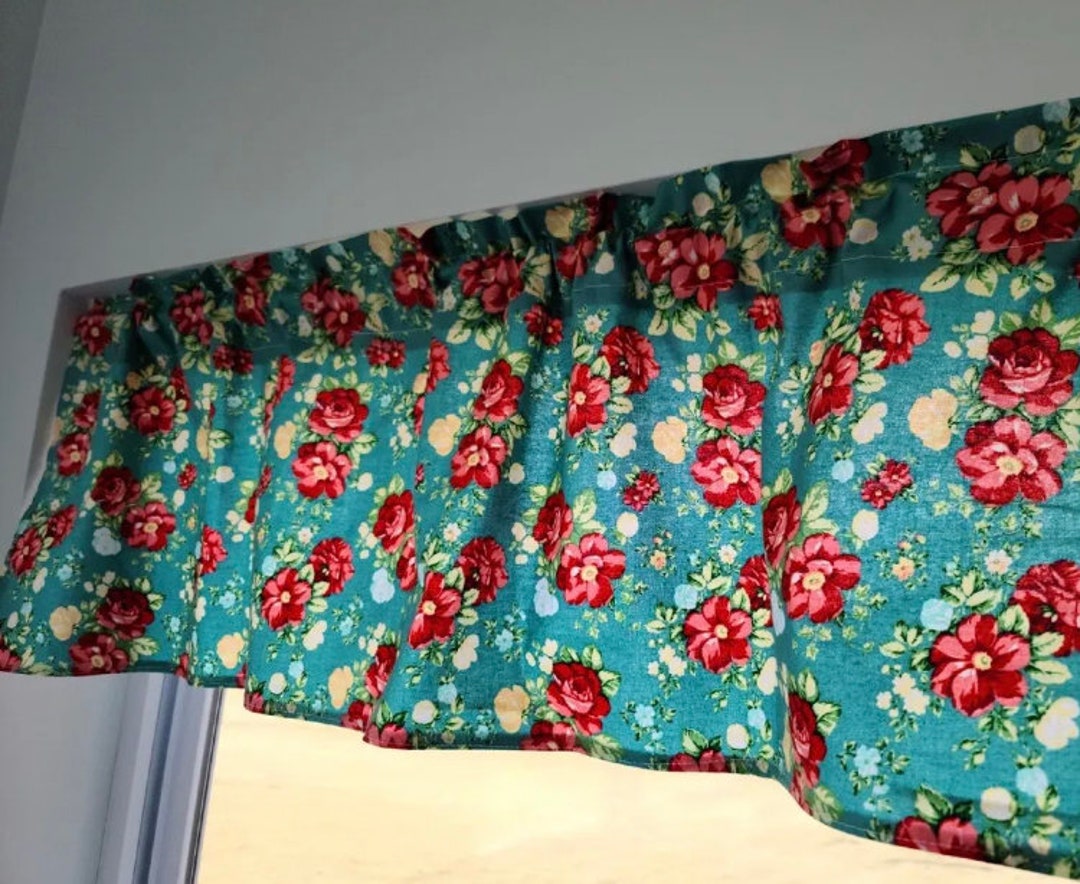 Pioneer Woman Vintage Curtain 14” X 42” Valance Window Topper Gift ...