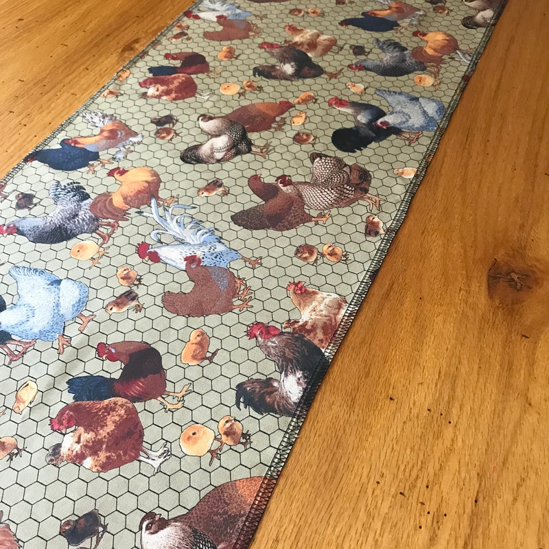 Chicken Table Runner Pattern - Etsy