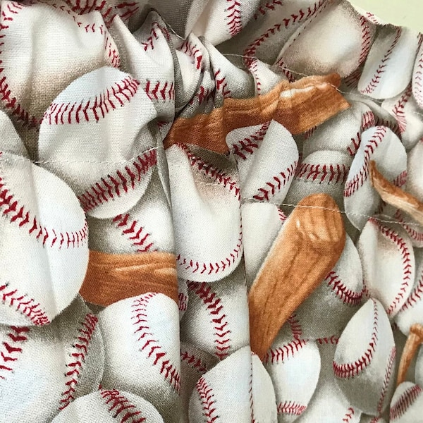 Baseball Curtains - Etsy