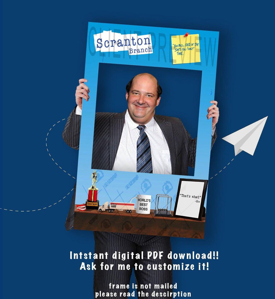 The Office Photo Booth Frame - Etsy Canada