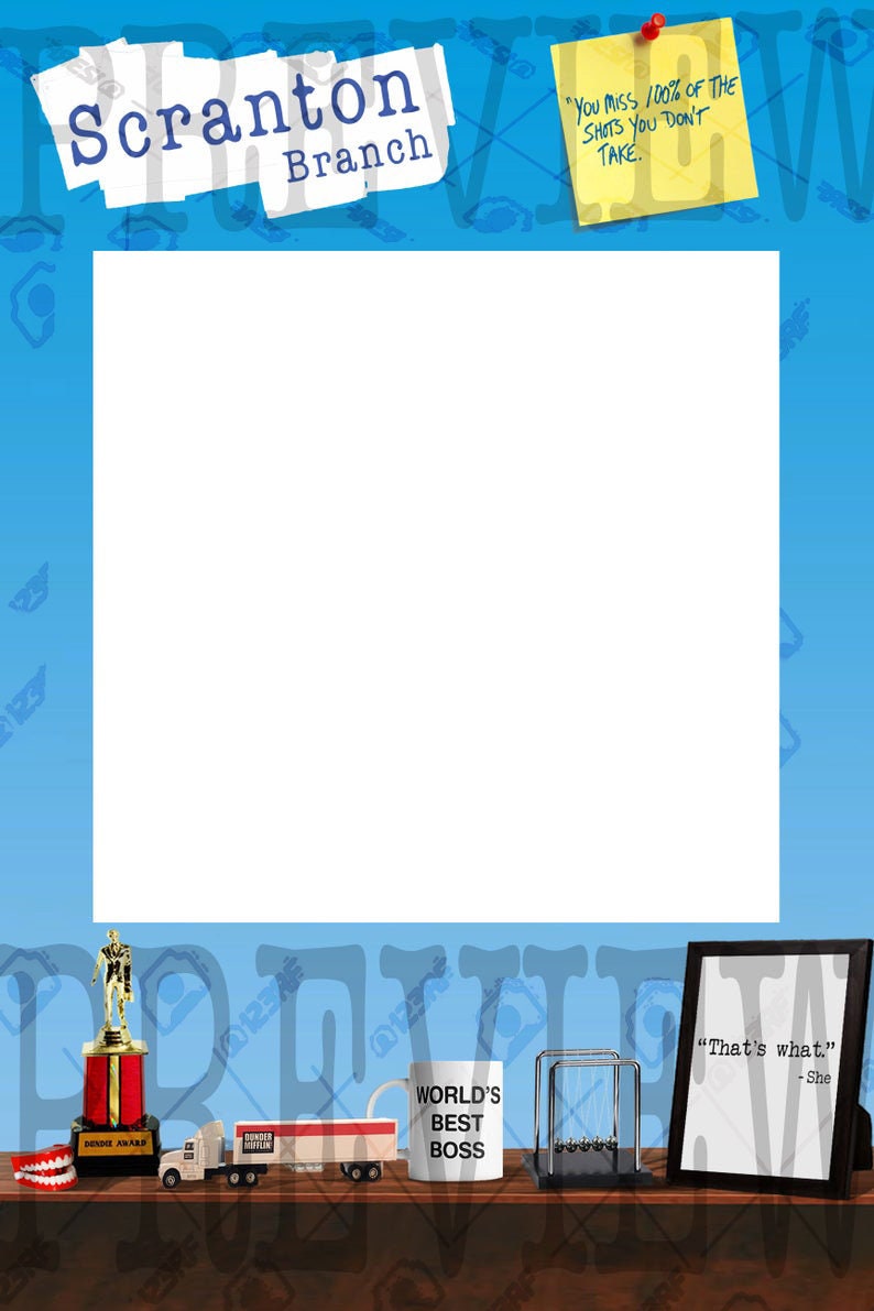 The Office Photo Booth Frame - Etsy Canada