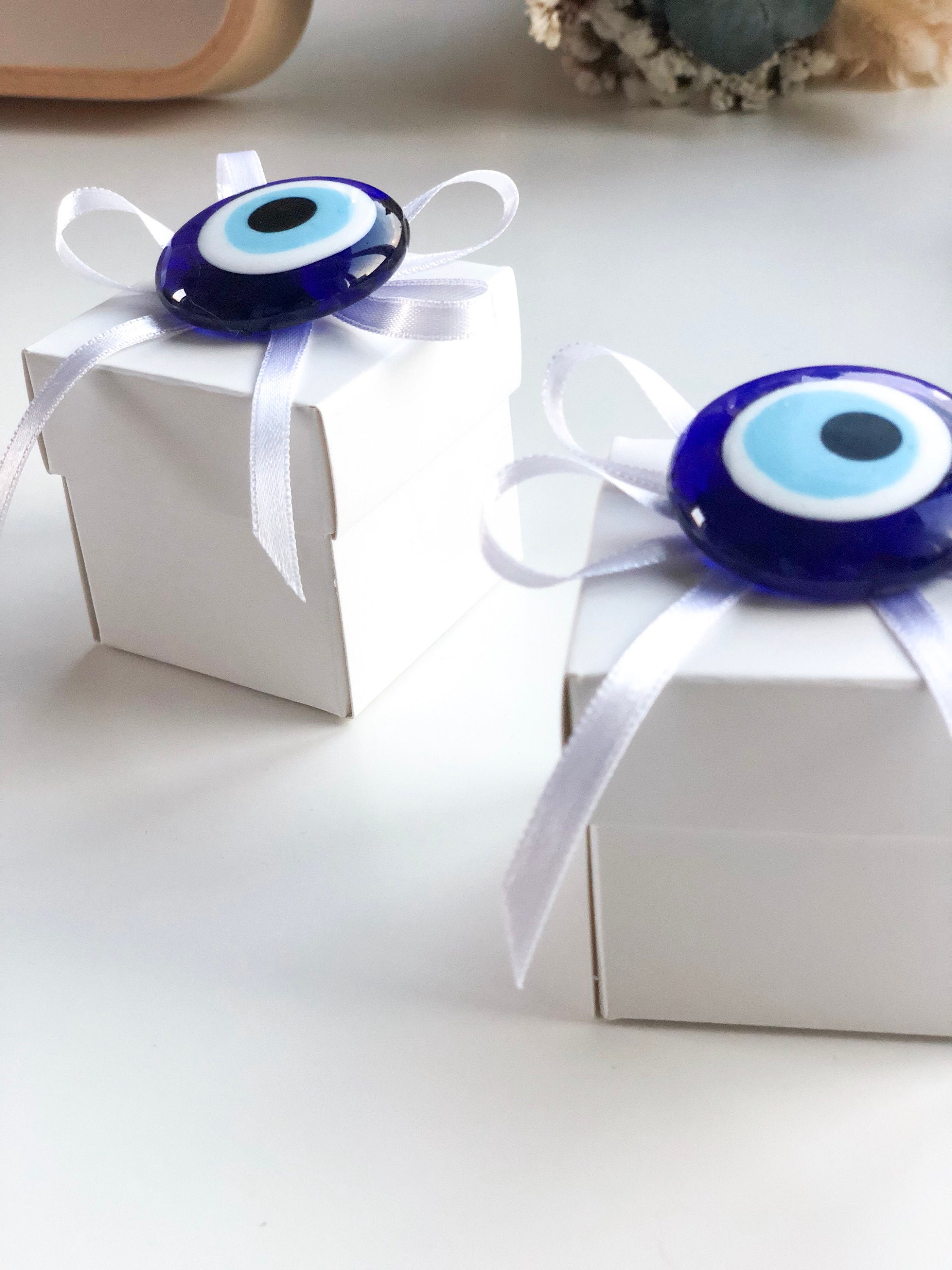 Evil Eye Wedding Favor Box Elegant Gift for Guest Unique | Etsy