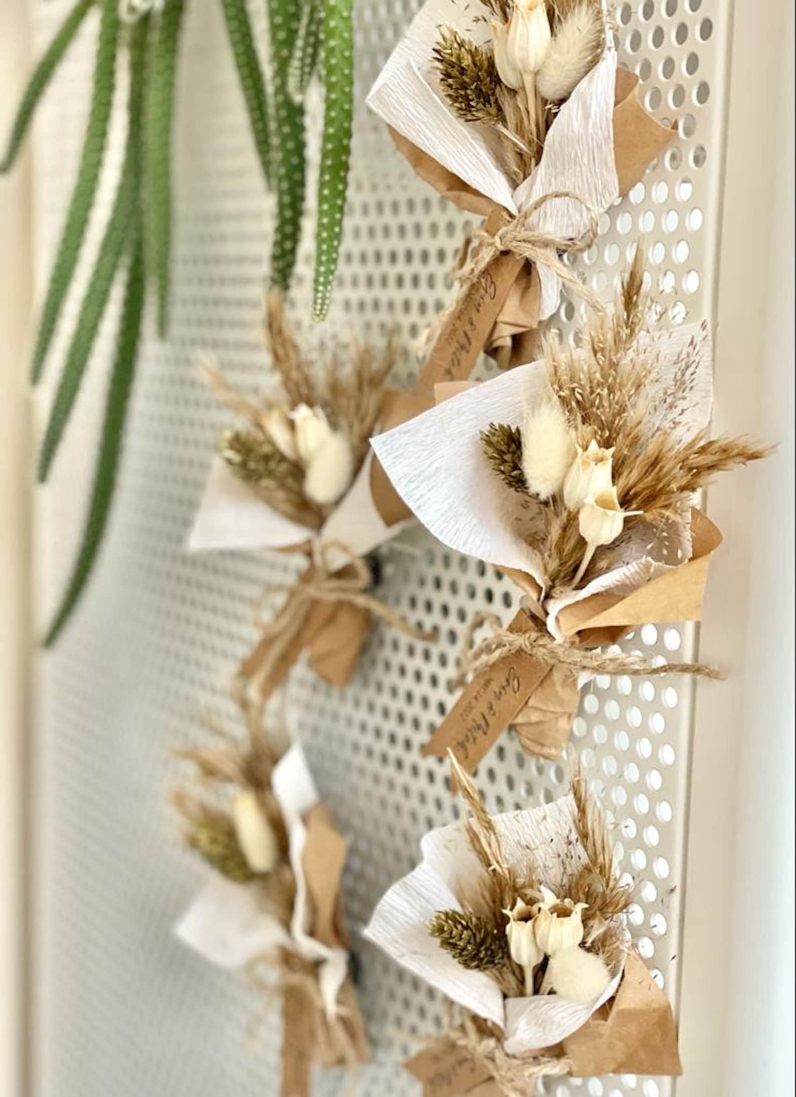 Magnet Favors for Guest, Rustic Wedding Favors, Party Favor, Mini Dry ...
