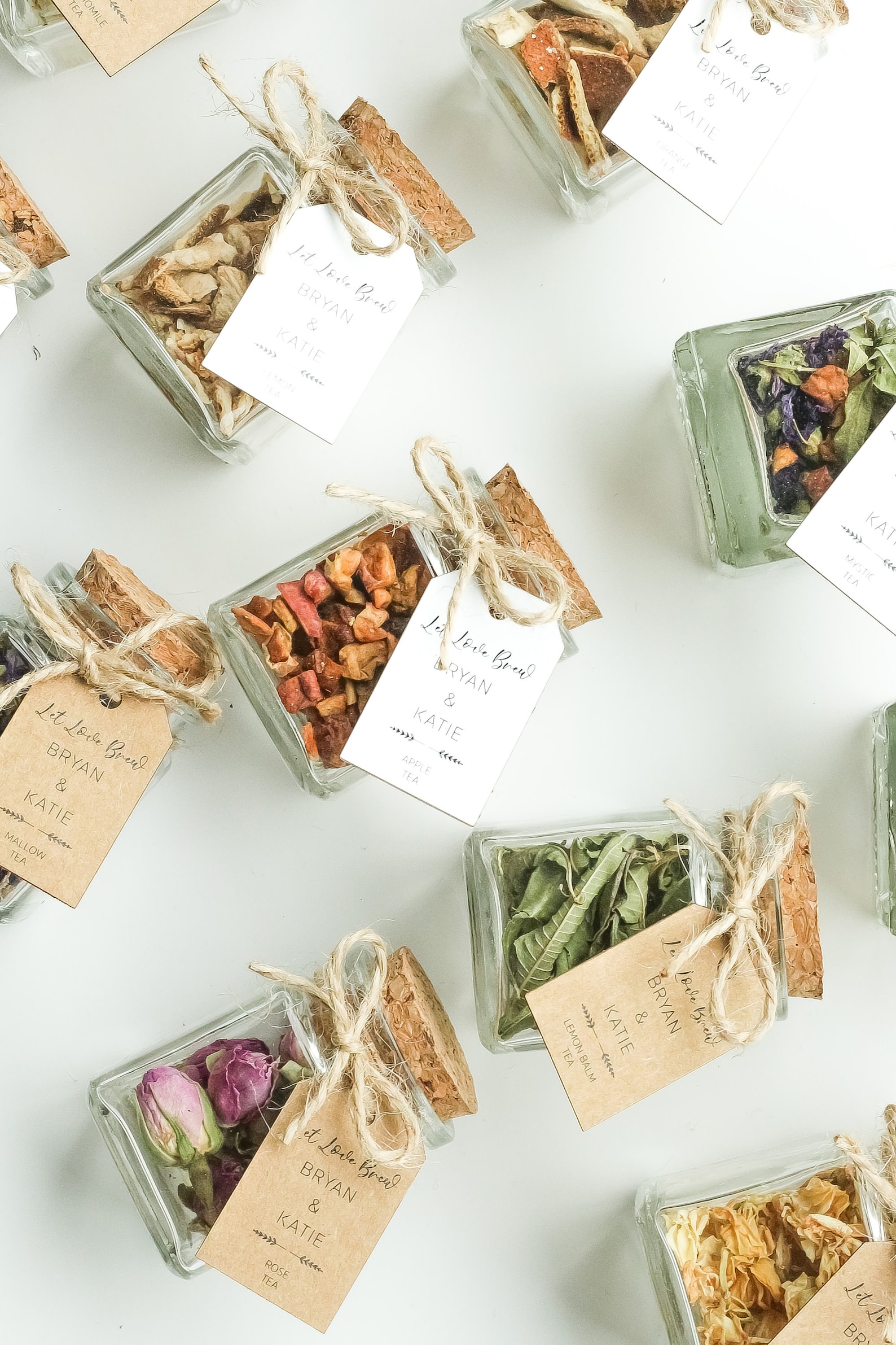 Wedding Tea Favors for Guests, Bulk Gifts, Rustic Wedding Favor ...