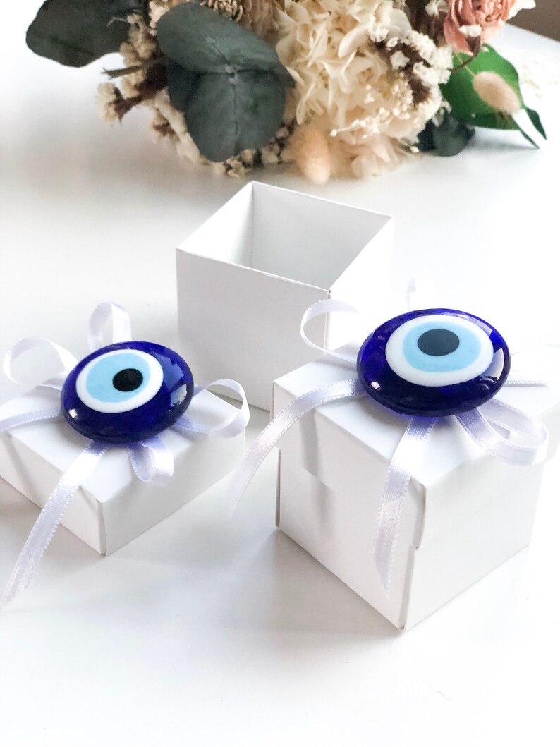 Evil Eye Wedding Favor Box Elegant Gift for Guest Unique | Etsy