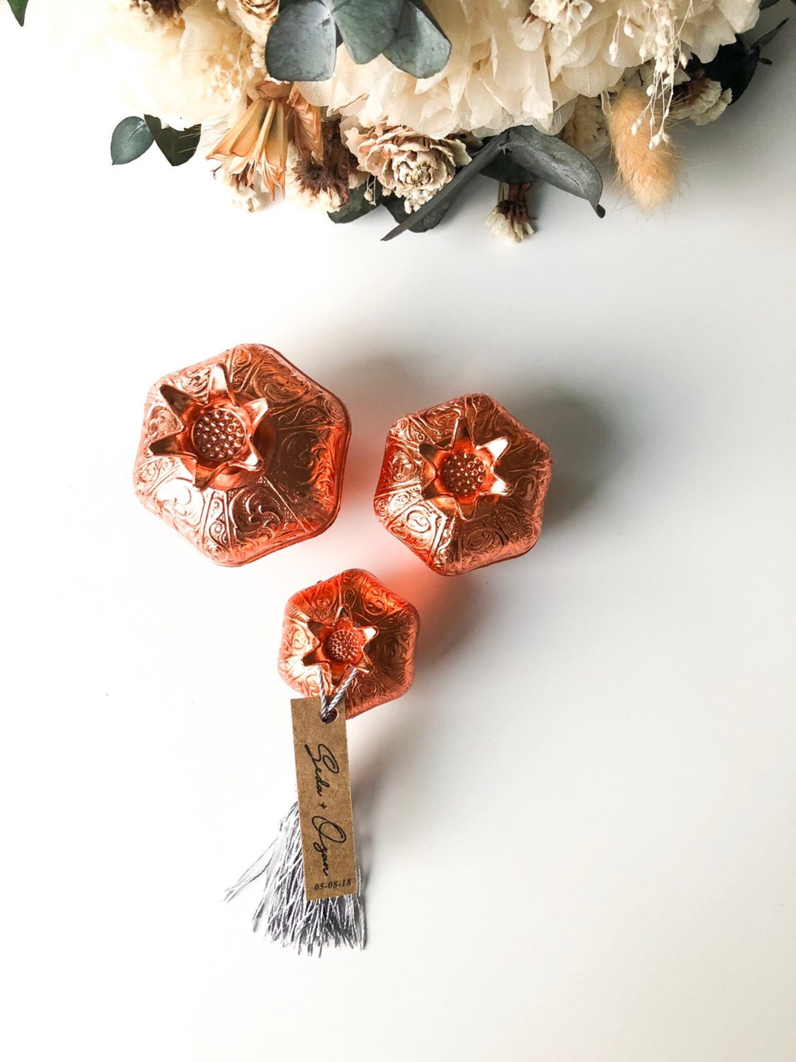 Burnt Orange Wedding Favors for Guests, Unique Wedding Favor Boxes ...