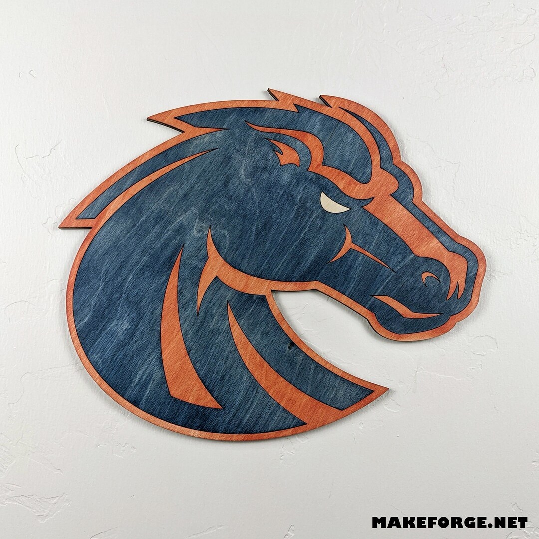 Boise State University Bronco Wood Sign Wall Art - Etsy