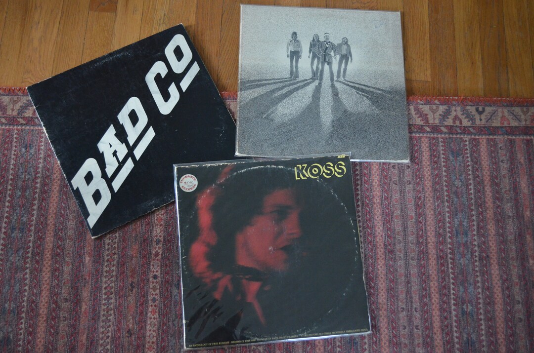 BAD COMPANY VINTAGE Vinyl Record Bundle Set of 3 Albums Lp's Lps Bad ...