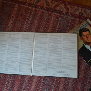 JFK Kennedy Book and Double-album - Etsy