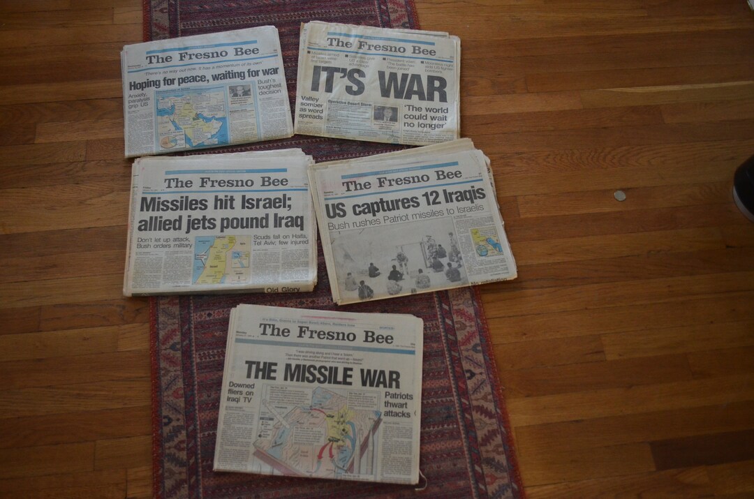 Vintage Newspaper Bundle 5 WAR IN IRAQ 2000's 2000s Newspapers With ...