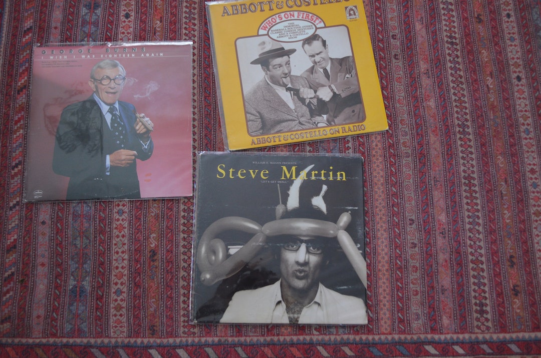 VINTAGE 1980's 1980s COMEDY Vinyl Record Bundle 3 Albums/lp's Steve ...
